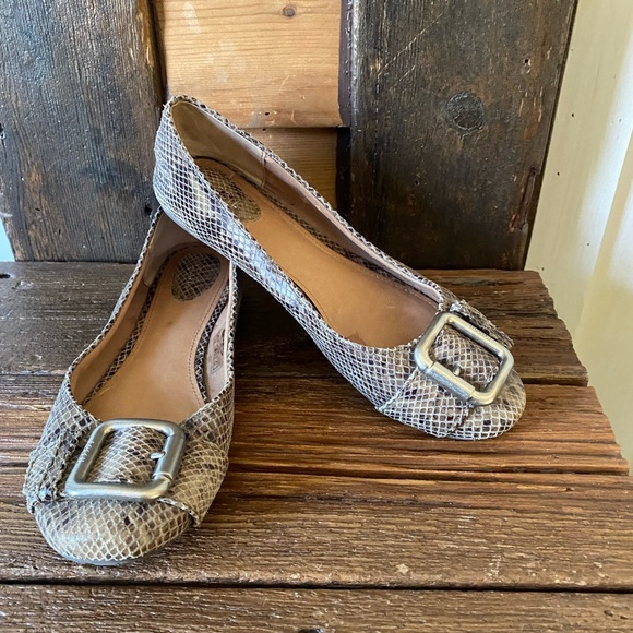 Fossil | Shoes | Fossil Snakeskin Ballet Flats | Poshmark